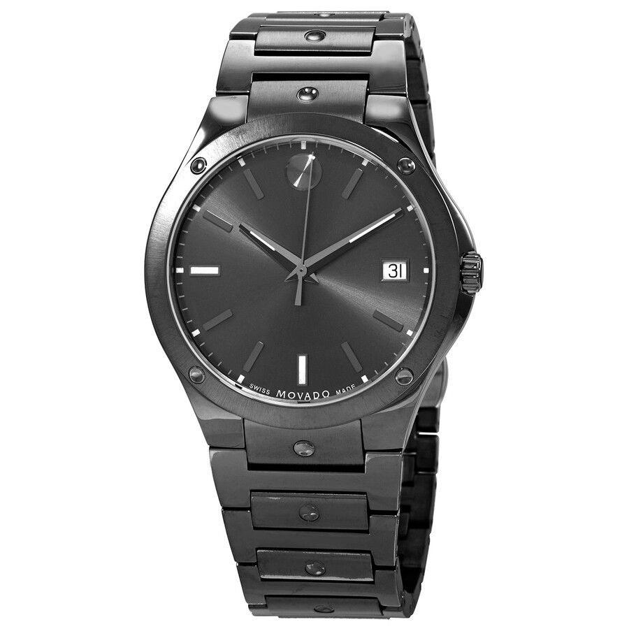 Movado Se Quartz Grey Dial Men's watch 0607515 - Watches, Se - Jomashop