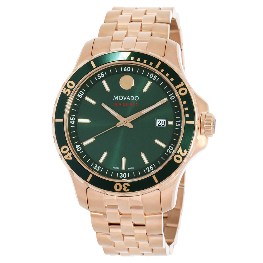 Movado Series 800 Quartz Green Dial Men's Watch 2600185 - Watches, 800 ...