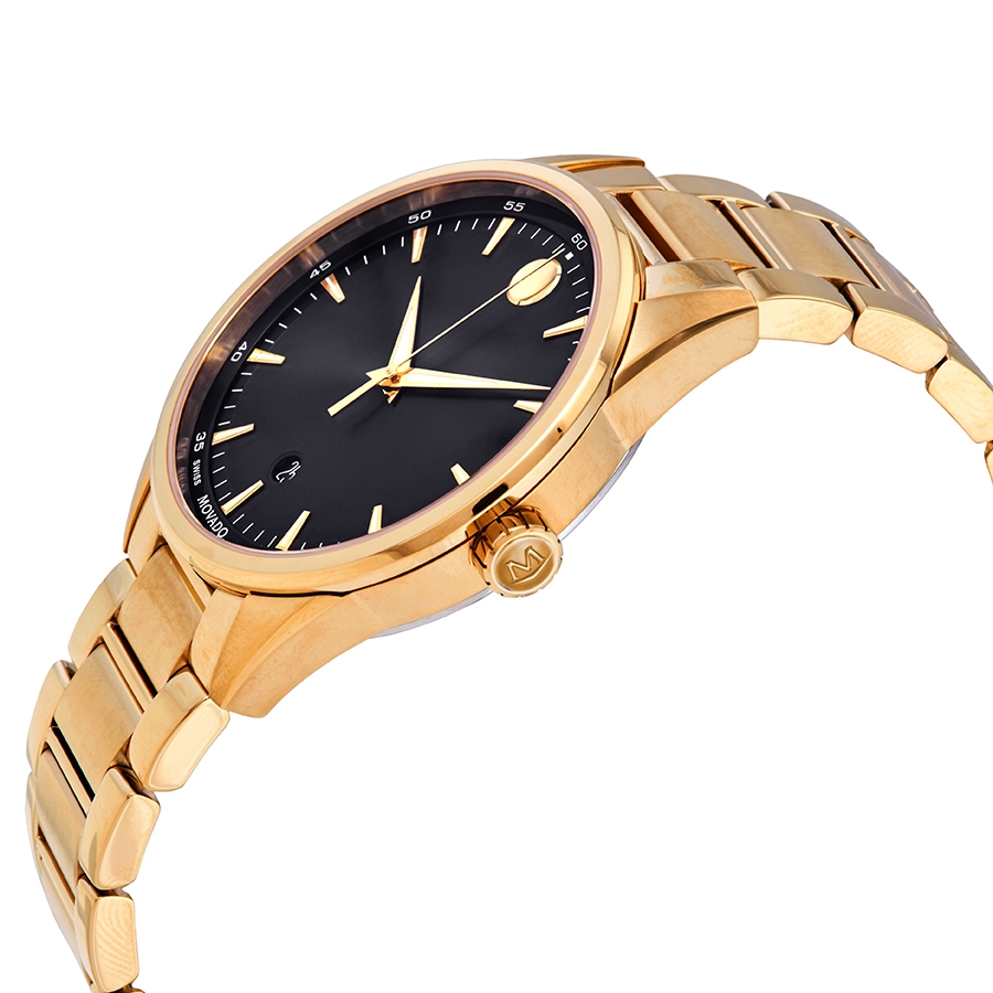 Movado Stratus Quartz Black Dial Men's Watch 0607246 - Movado - Watches ...