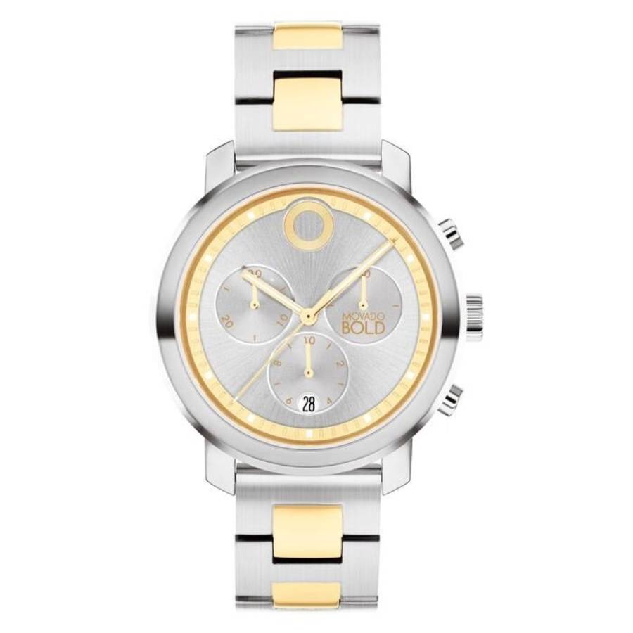 Movado Trend Propel Chronograph Quartz Silver Dial Watch 3601003 ...
