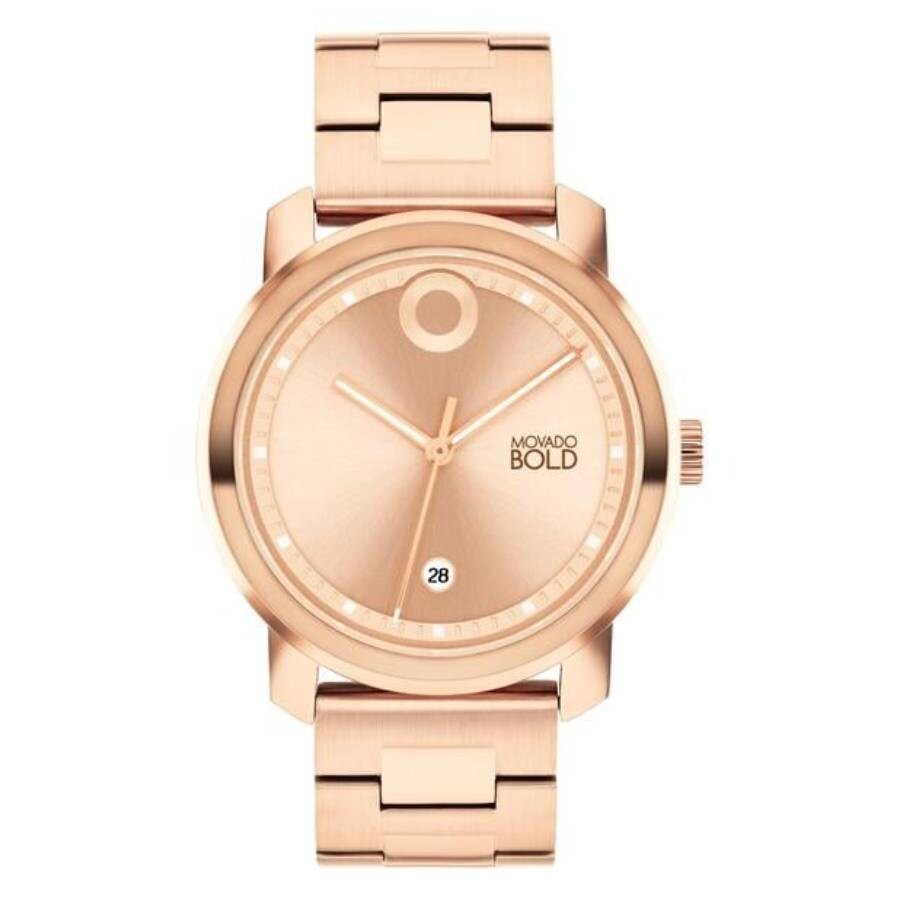 Movado Trend Propel Quartz Rose Gold Dial Ladies Watch 3600991 ...