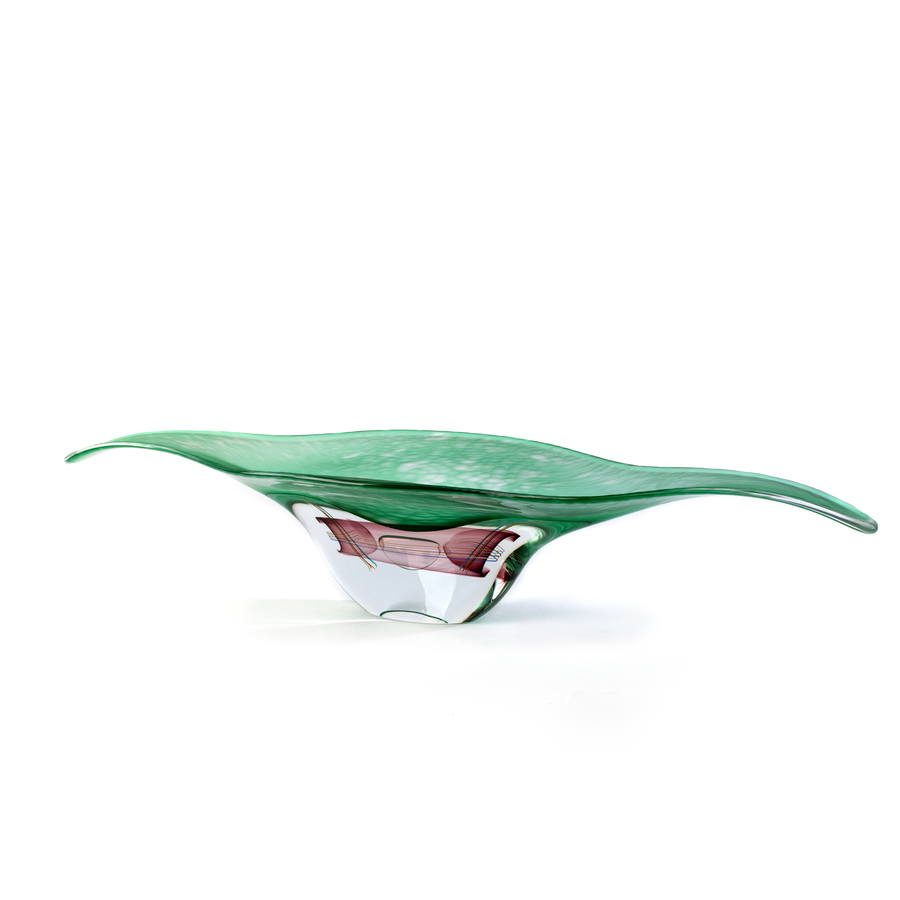 Murano Contemporary Collection Hand Made Center Table, "Felce ...