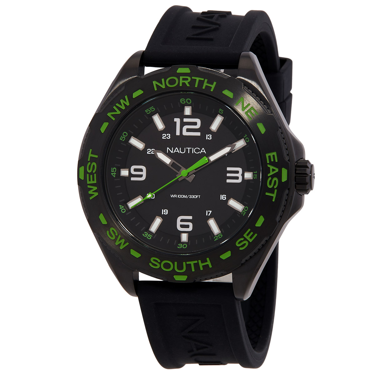 Nautica Clearwater Beach Quartz Black Dial Men's Watch NAPCWS303 ...