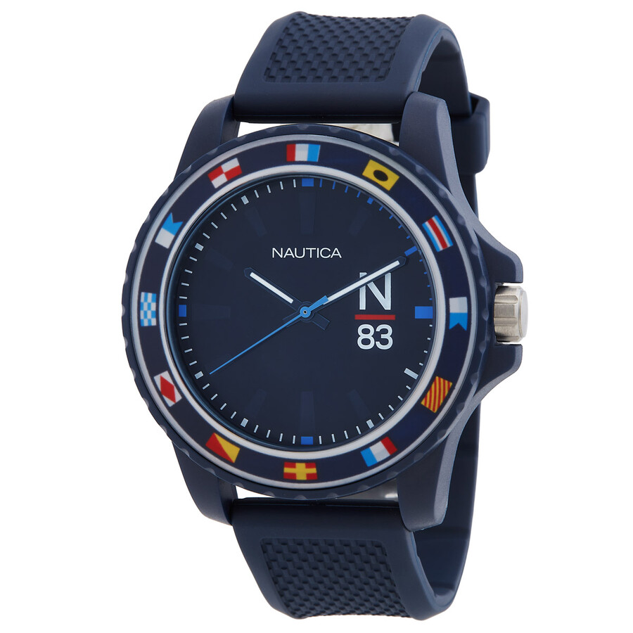 Nautica Finn World Quartz Blue Dial Men's Watch NAPFWF307 656086110050 ...