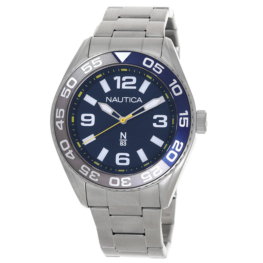 Nautica Finn World Quartz Blue Dial Men's Watch NAPFWS308 656086109177 - Watches, Finn World ...