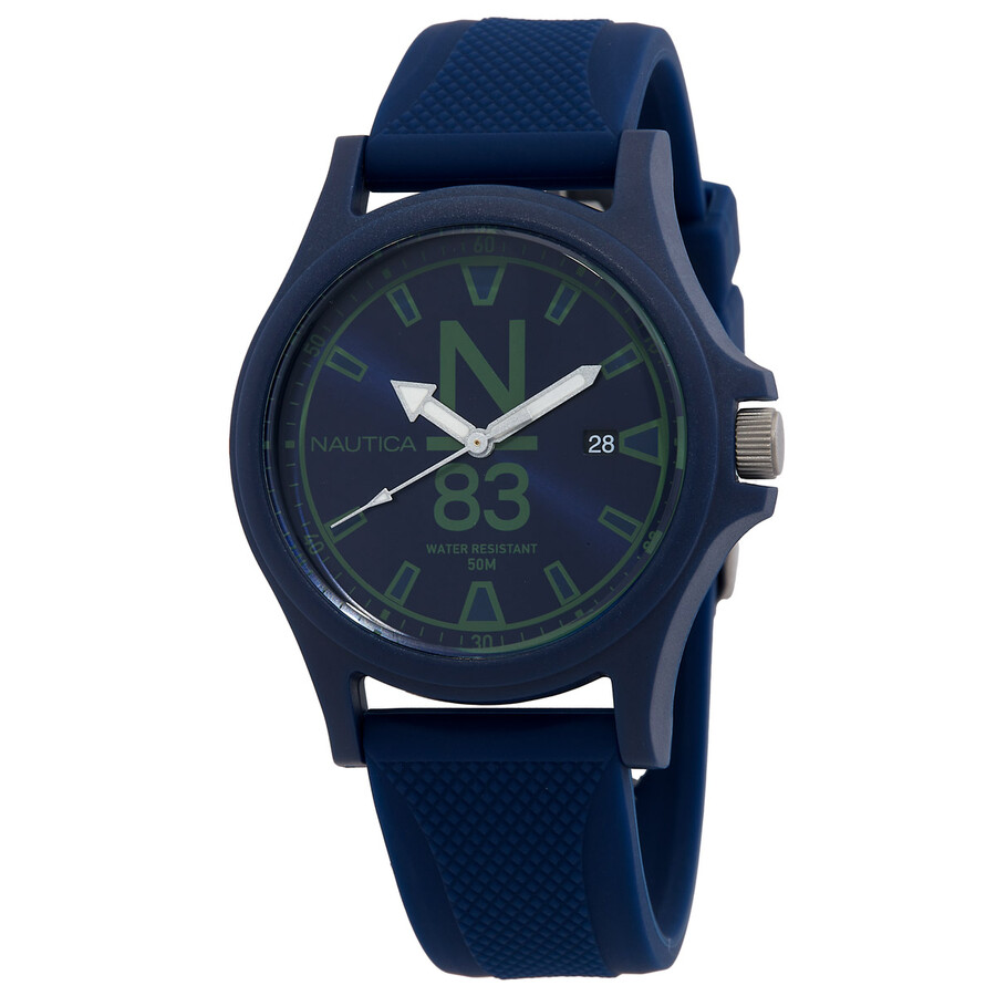 Nautica Java Sea Quartz Blue Dial Men's Watch NAPJSS223 0656086105995 ...