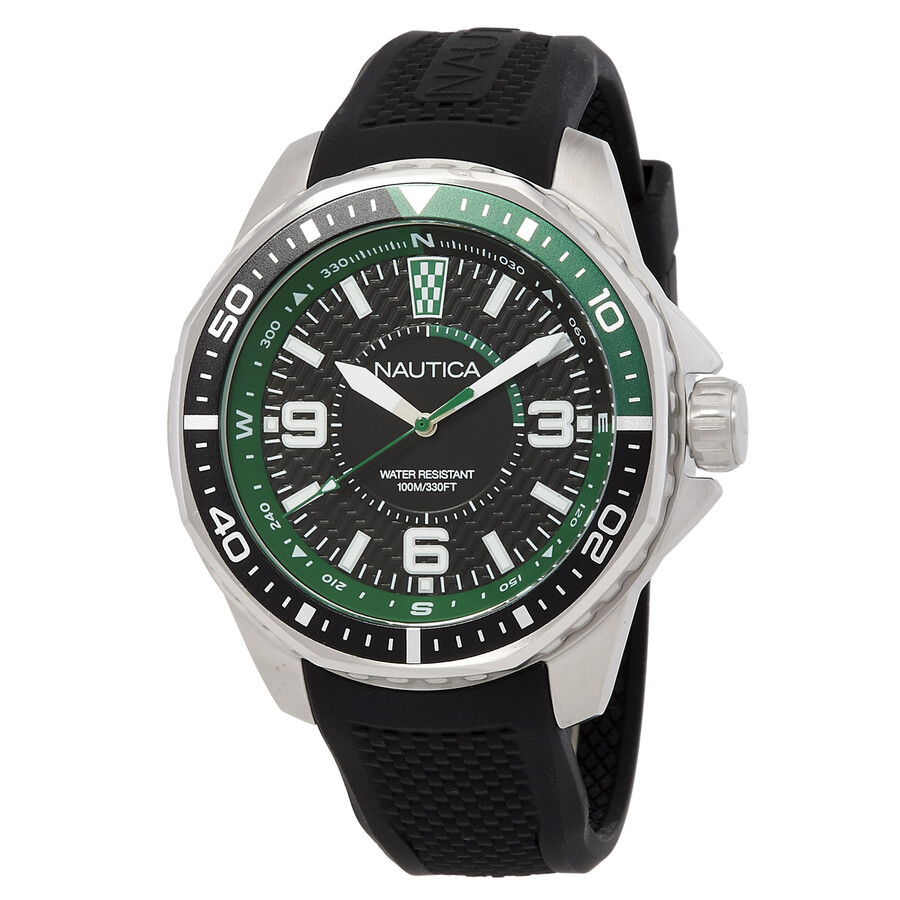 Nautica Koh May Bay Quartz Black Dial Men's Watch NAPKMF305 ...