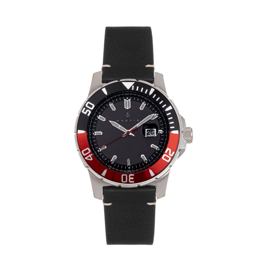 Nautis Dive Pro 200 Quartz Black Dial Men's Watch GL1909-C 847864199750 ...