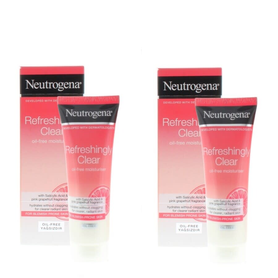 Neutrogena Refreshingly Clear Oil-Free Moisturiser Skin Care ...