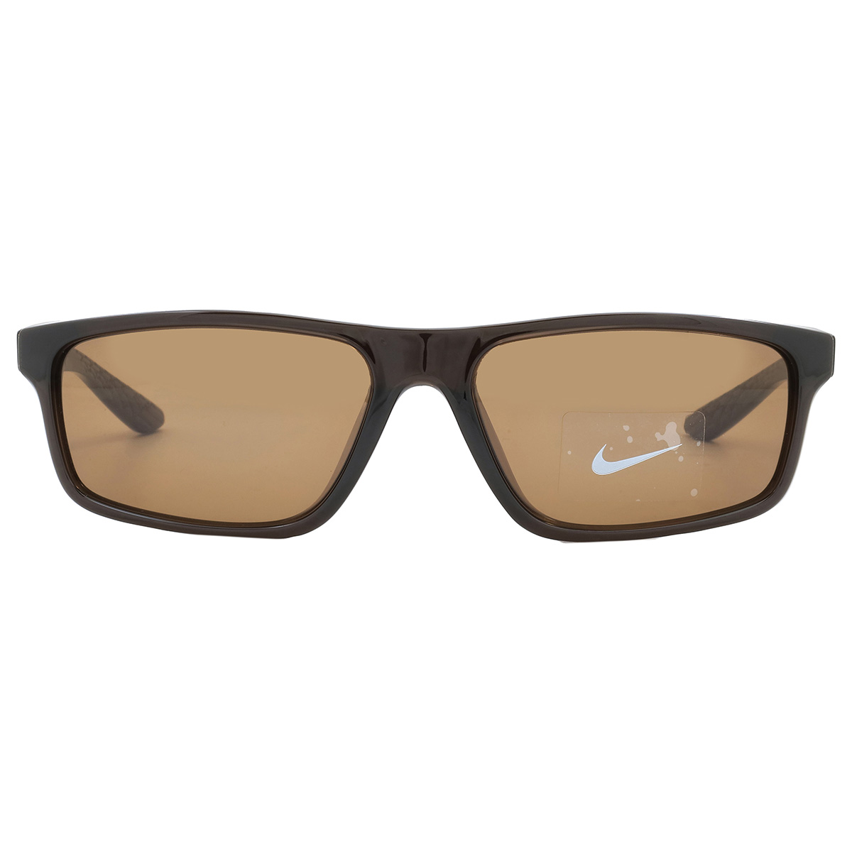 Nike Dark Brown Rectangular Unisex Sunglasses NIKE CHRONICLE MI CW4656 ...
