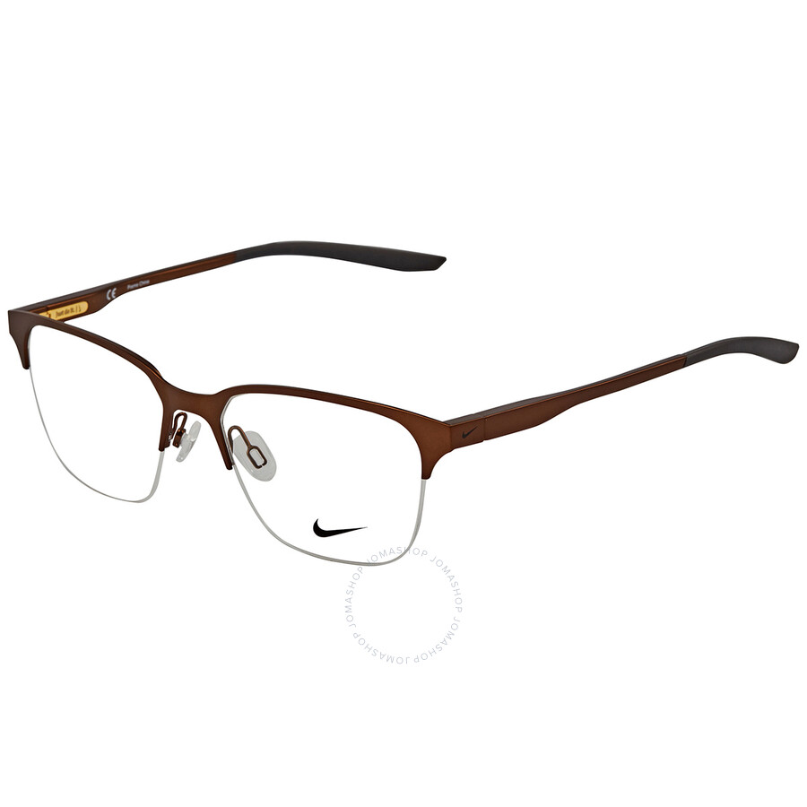 Nike Demo Rectangular Men's Eyeglasses 8049 215 53 NIKE 8049 215 53 ...