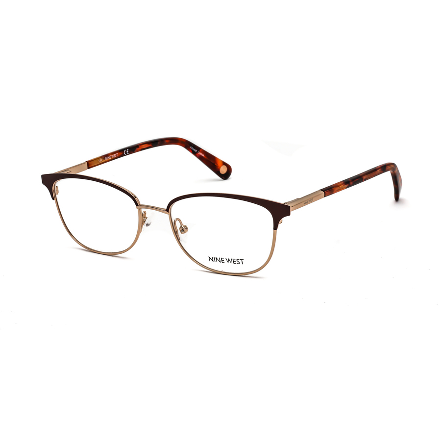 Nine West Ladies Red Rectangular Eyeglass Frames NW109165051 ...
