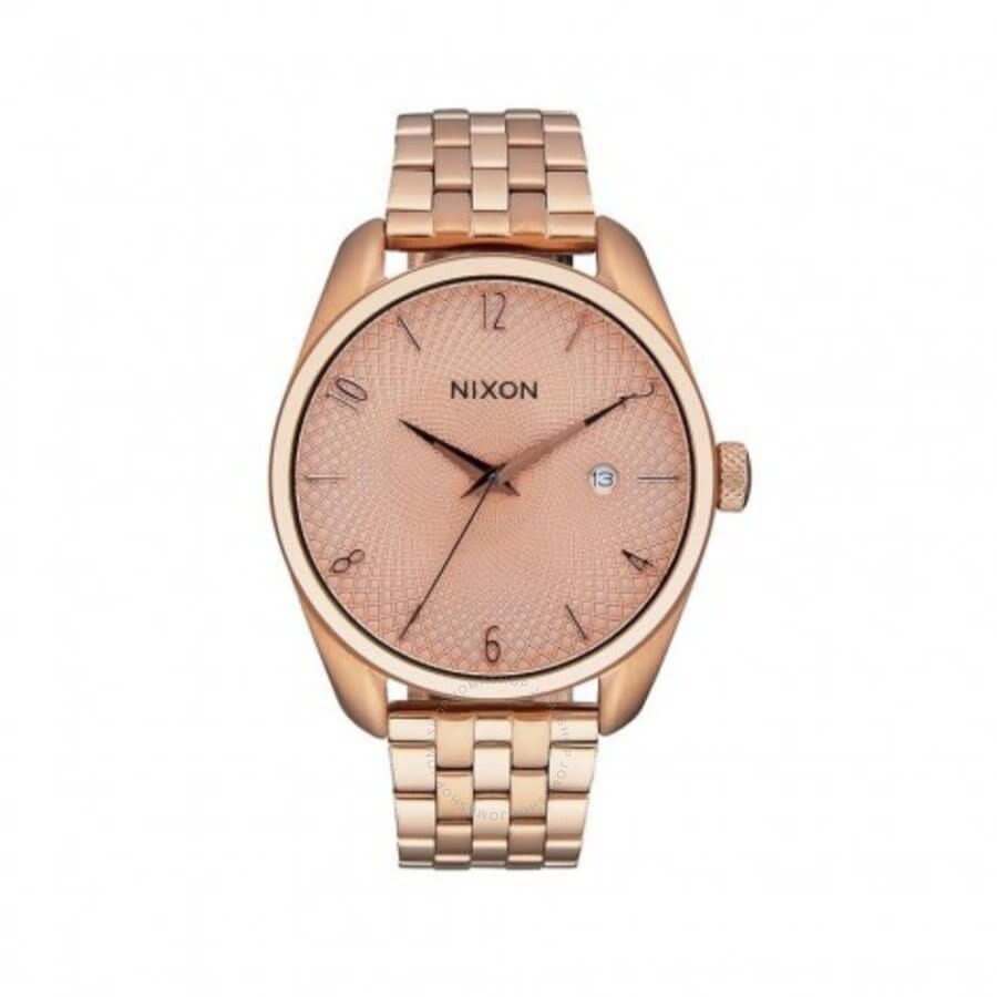 Nixon Bullet Quartz Rose Gold Dial Men's Watch A418-897 882902890602 ...