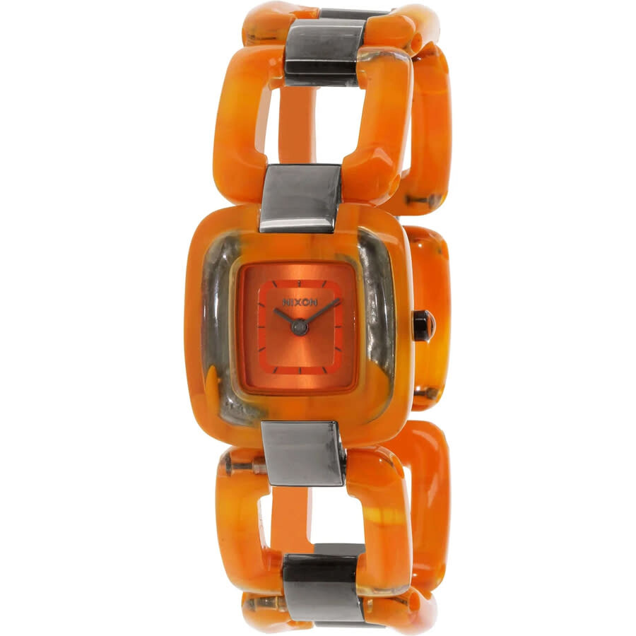 Nixon Sisi Marmalade Quartz Orange Dial Ladies Watch A248-877 695977679009 - Watches, Sisi ...