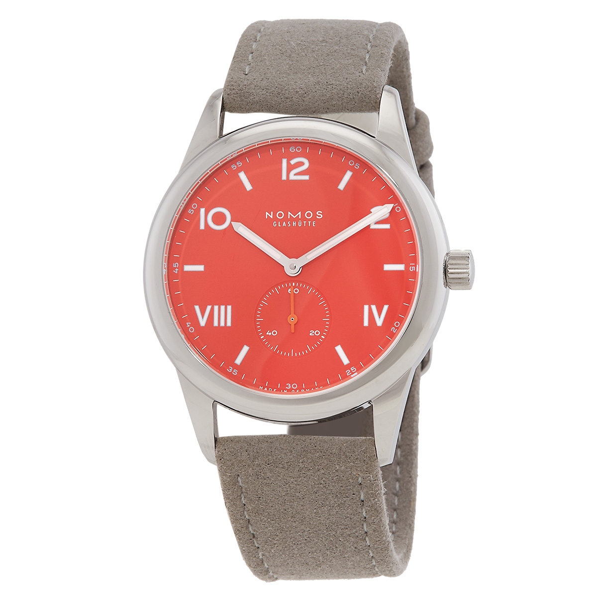 Nomos Club Campus 38 Nonstop Hand Wind Red Dial Watch 723 - Watches ...