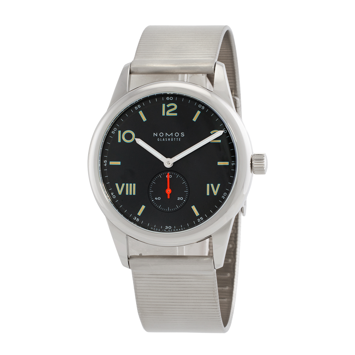 Nomos Club Campus Hand Wind Black Dial Men's Watch 738SS - Watches ...