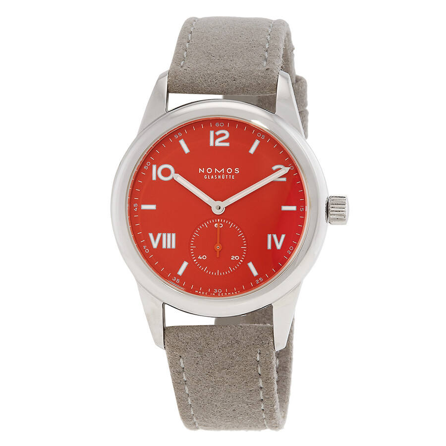 Nomos Club Campus Nonstop 36mm Manual Wind Red Dial Ladies Watch 716 ...