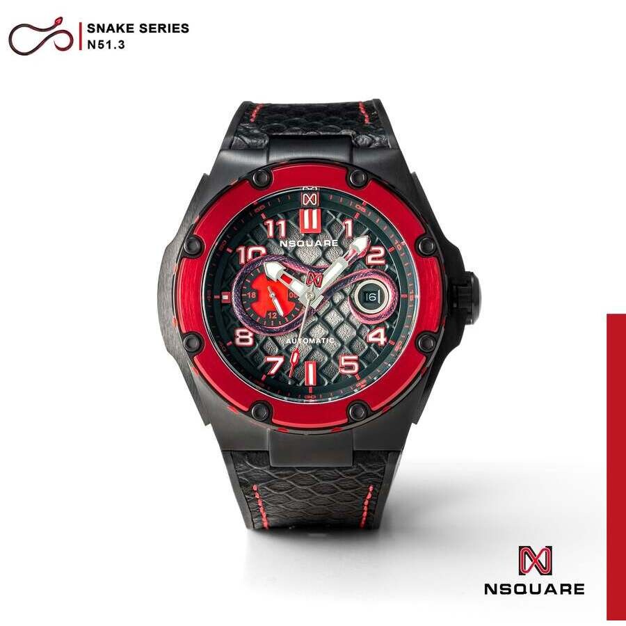 Nsquare Snake Special Automatic Black Dial Men's Watch G0473-N51.3 ...