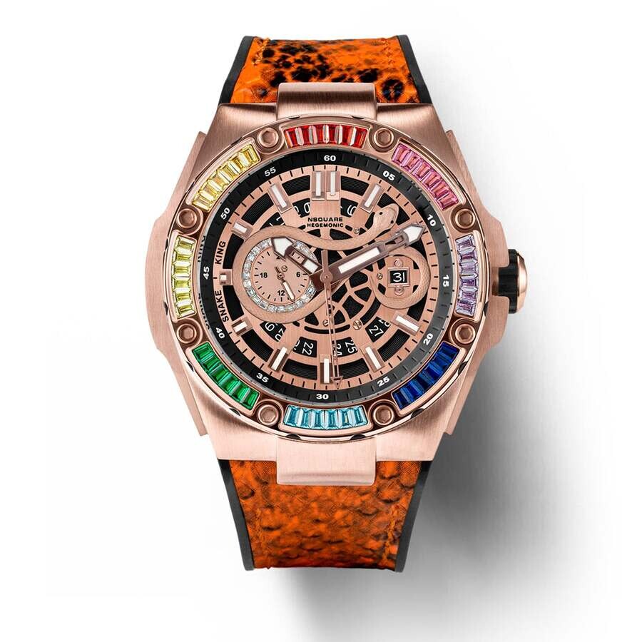 Nsquare Snake Special Automatic Rose Gold Dial Men's Watch G0473-N51.9 ...