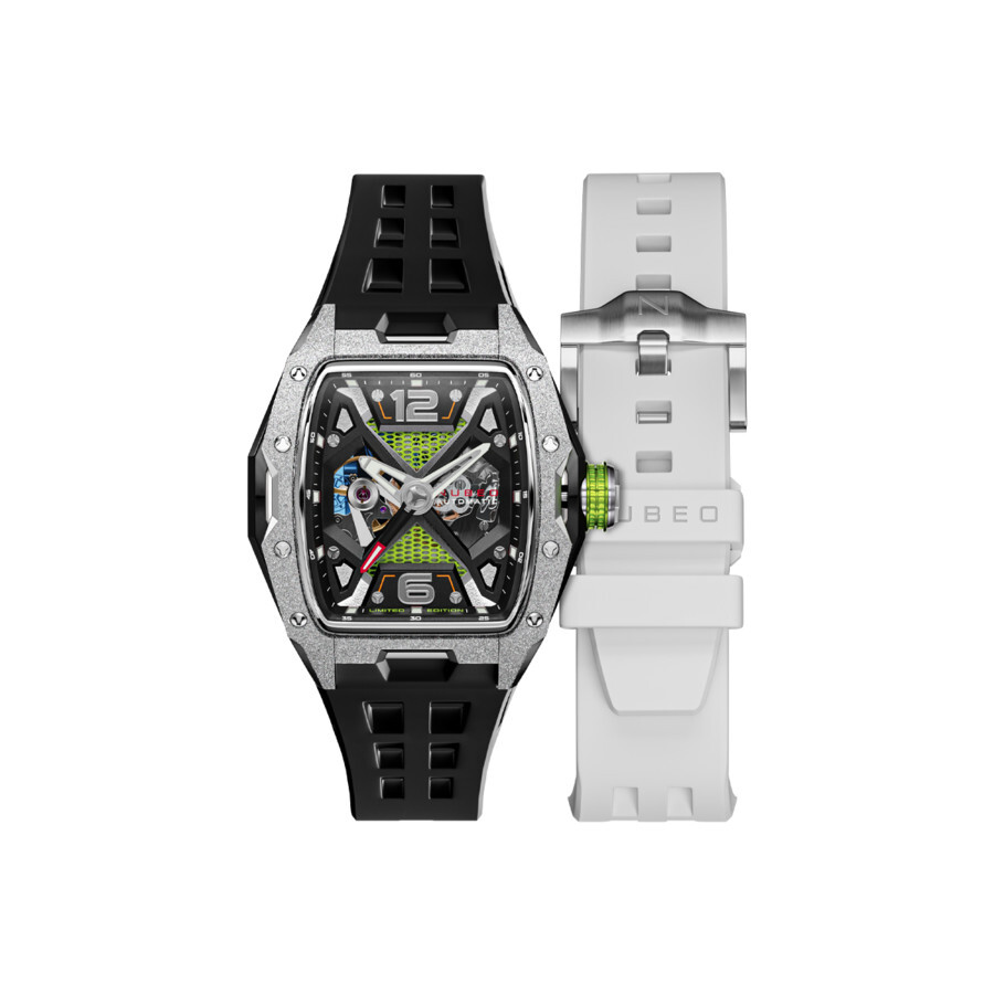 Nubeo Davinci Automatic Black Dial Men's Watch NB-6078-08 194595068993 ...