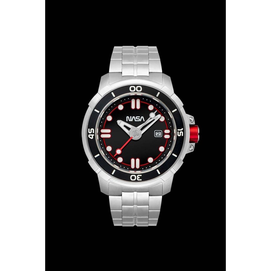 Nubeo Nasa Black Dial Men's Watch NB-6052-11 194595027013 - Watches ...