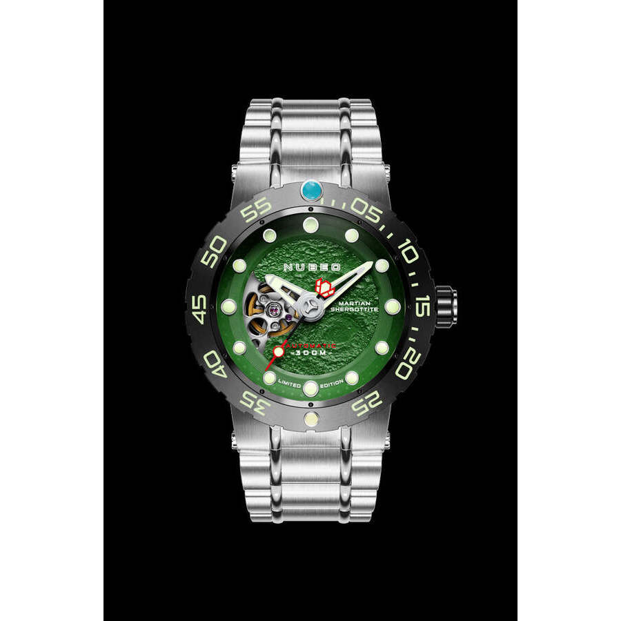 Nubeo Opportunity Green Dial Men's Watch NB-6051-33 194595026801 ...