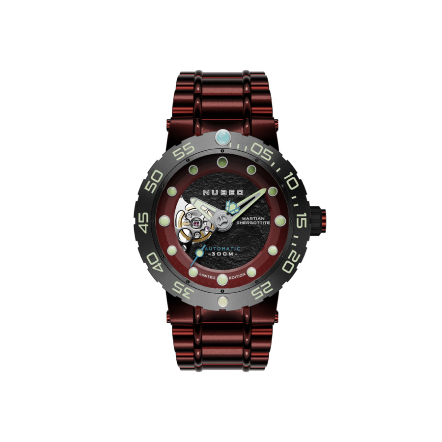Nubeo Opportunity Red Dial Men's Watch NB-6051-88 194595049305 ...