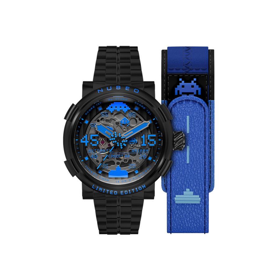 Nubeo Orion Black Dial Men's Watch NB-6110-88 194595077957 - Watches ...