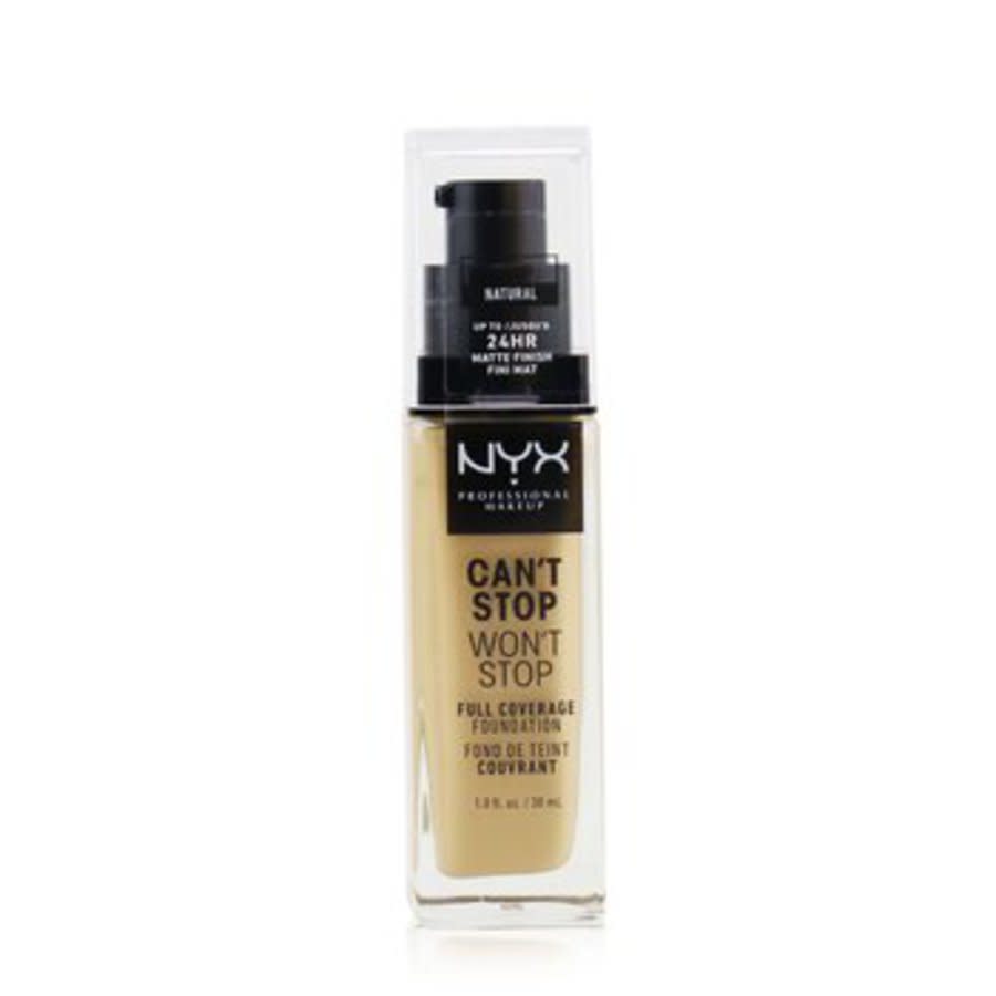 Nyx - Can't Stop Won't Stop Full Coverage Foundation - # Natural 30ml ...