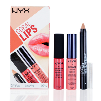 Nyx / Coral Lips Set 800897067403 - Jomashop