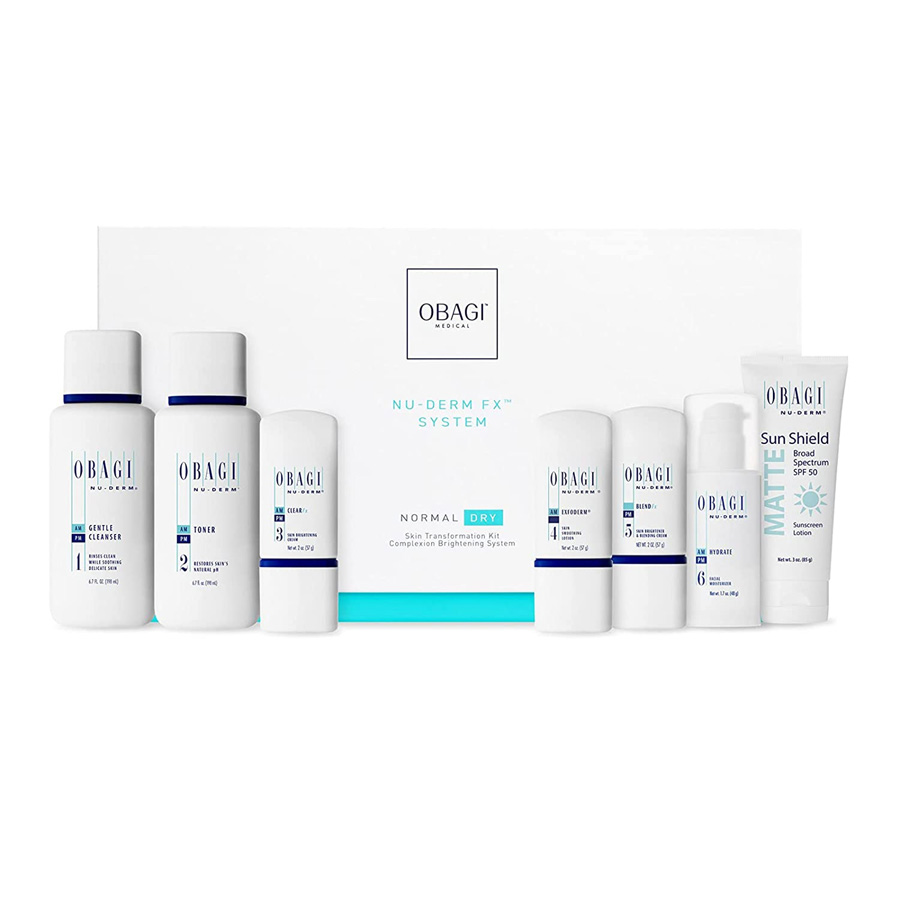 Obagi Nu-Derm FX Starter System Kit (Normal-Dry) 7 pc Skin Care ...