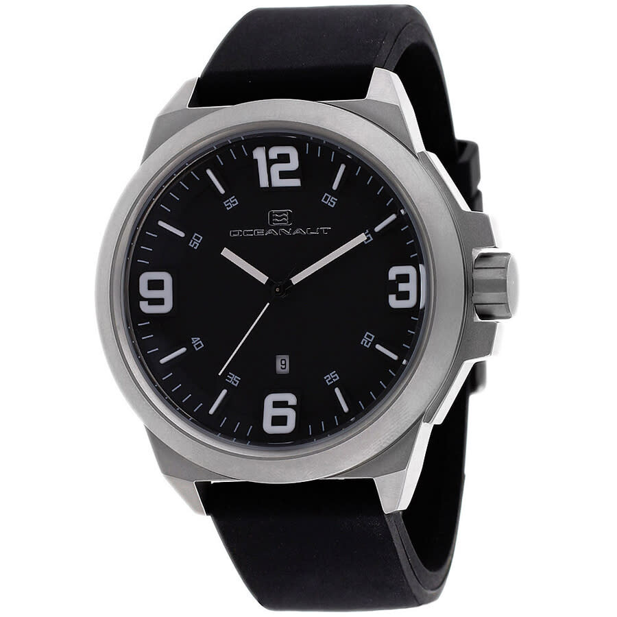 Oceanaut Armada Quartz Black Dial Men's Watch OC7117 753677300705 ...