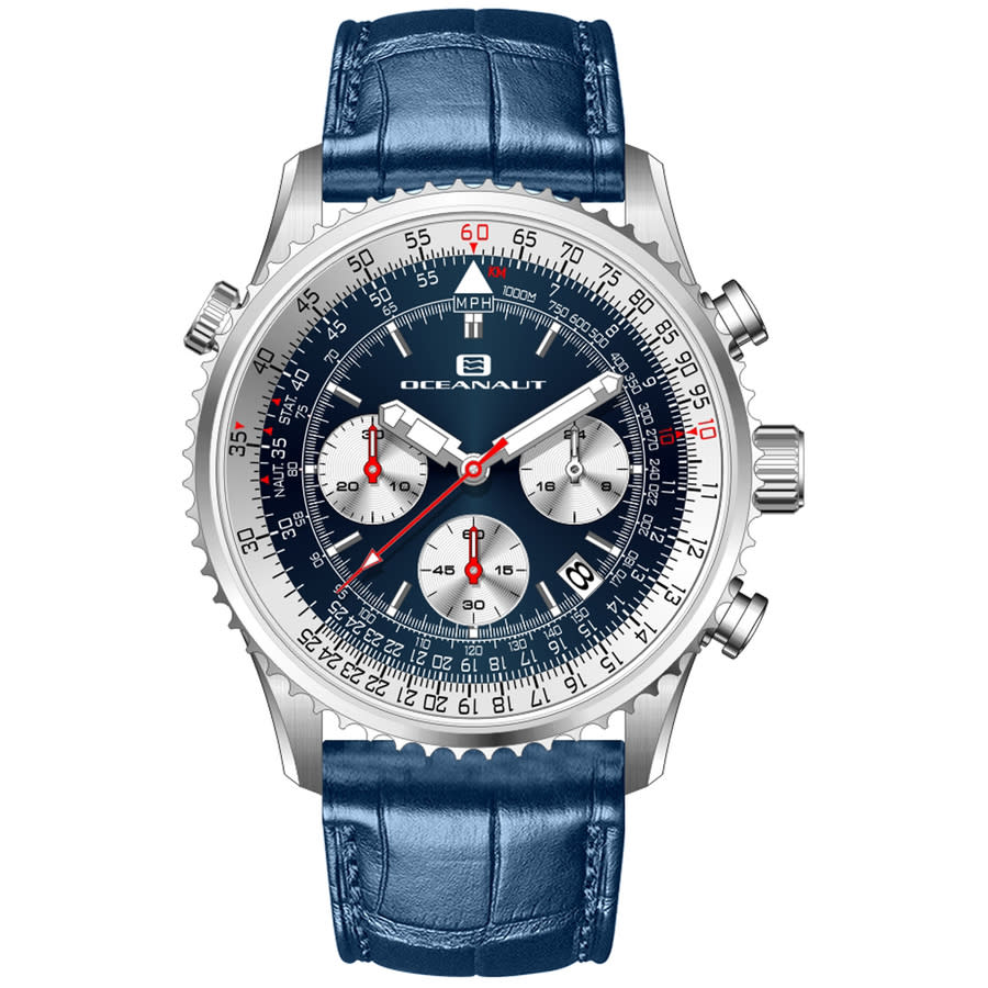 Oceanaut Flight Chronograph Quartz Blue Dial Men's Watch OC0127 ...