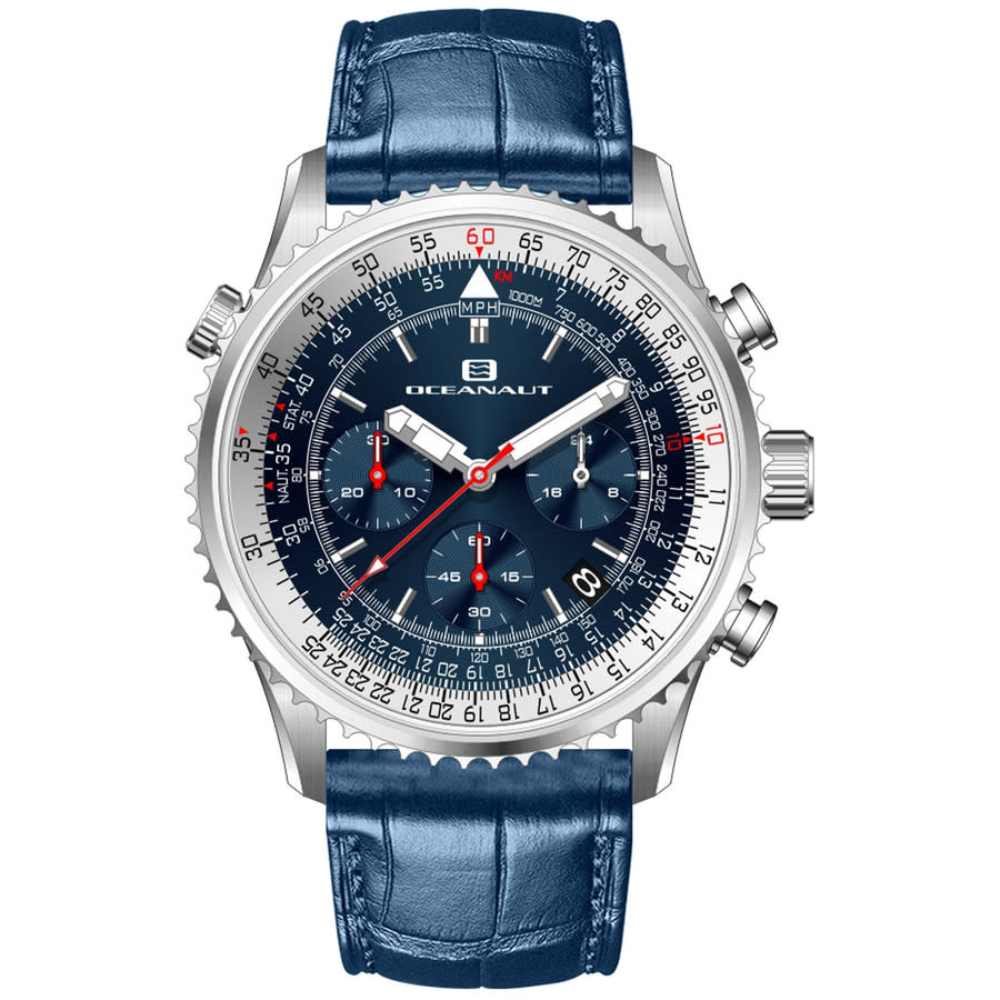 Oceanaut Flight Chronograph Quartz Blue Dial Men's Watch OC0130 ...