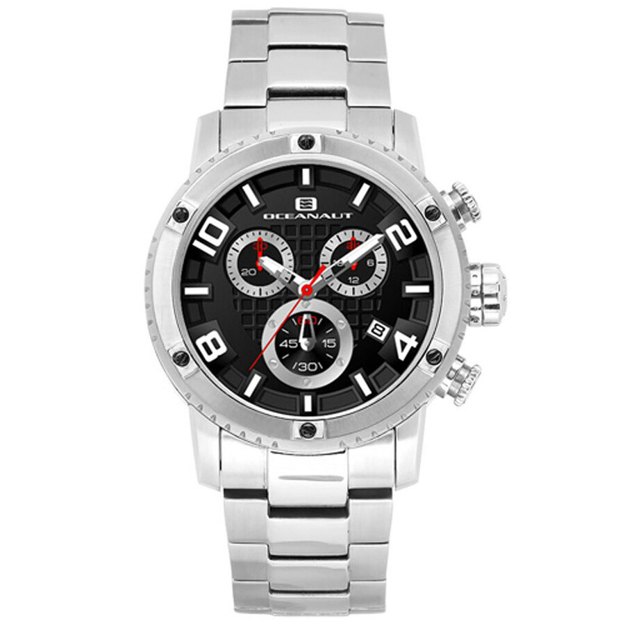 Oceanaut Impulse Chronograph Quartz Black Dial Men's Watch OC3120 ...