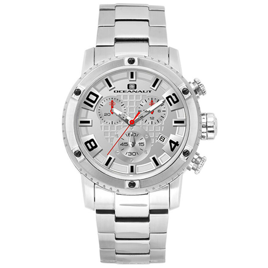 Oceanaut Impulse Chronograph Quartz Silver Dial Men's Watch OC3121 ...