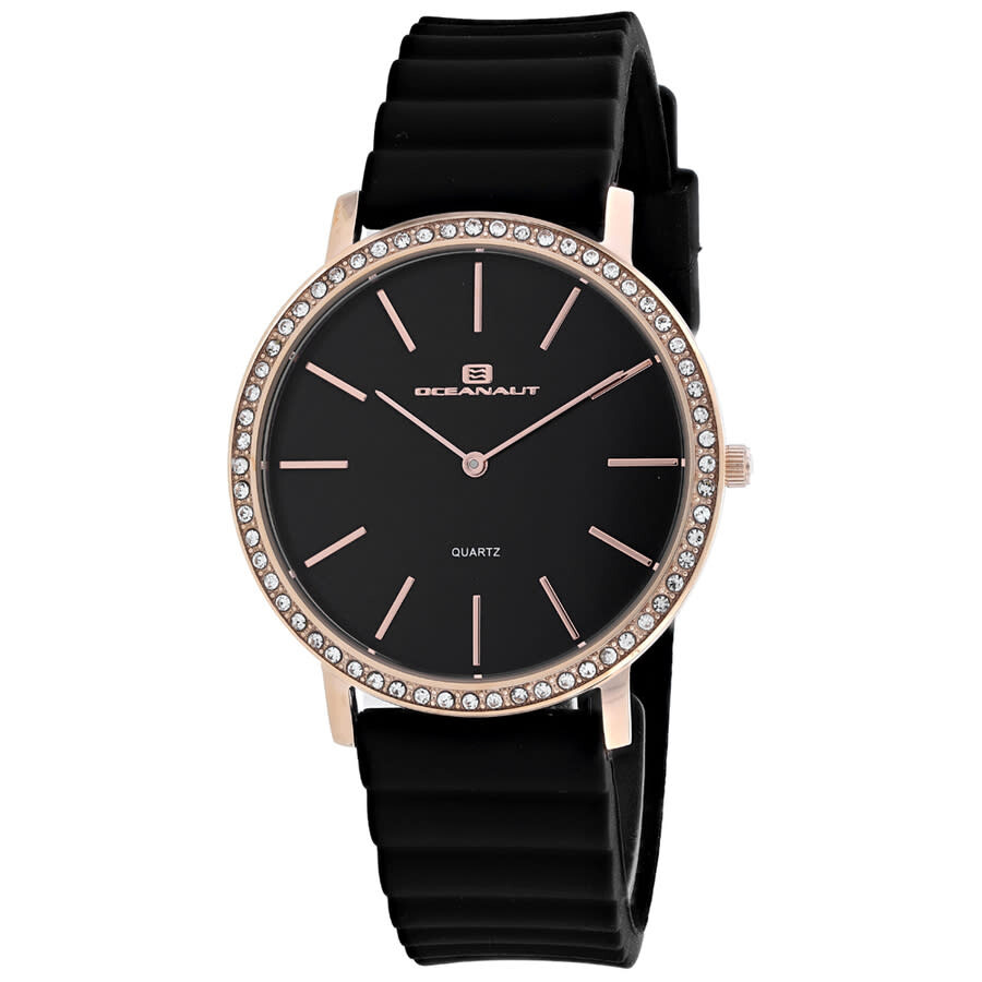 Oceanaut Ripple Quartz Black Dial Ladies Watch OC0265 783586844311 ...
