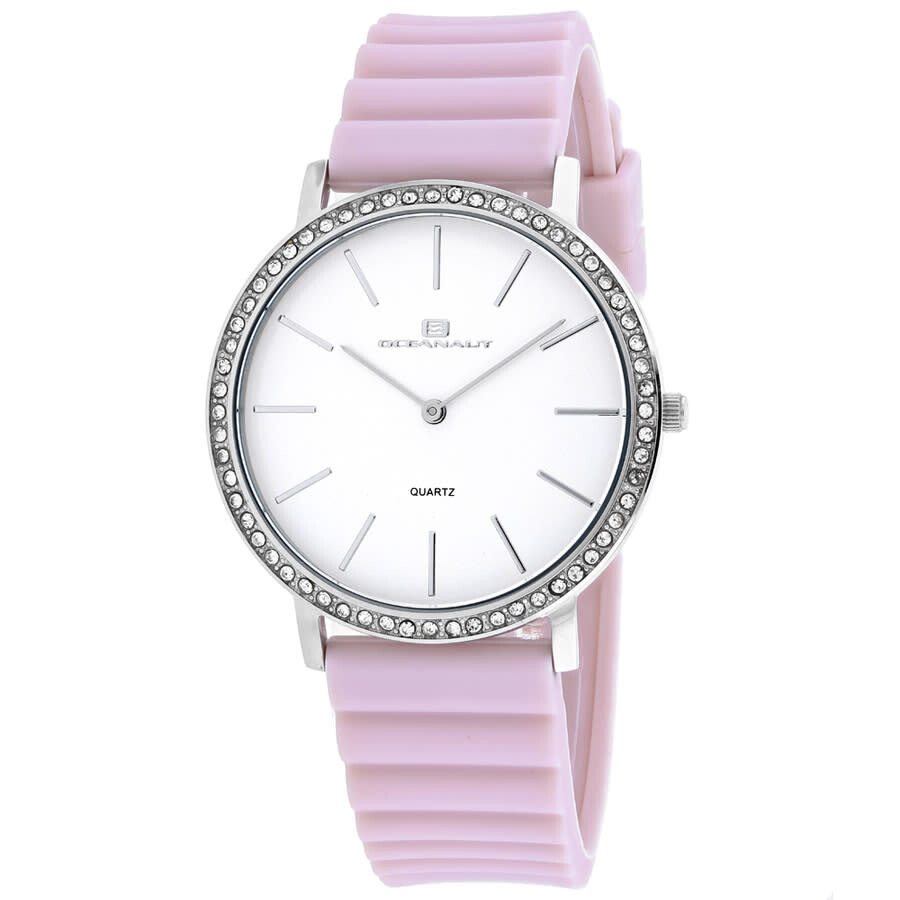 Oceanaut Ripple Quartz White Dial Ladies Watch OC0263 783586844298 ...