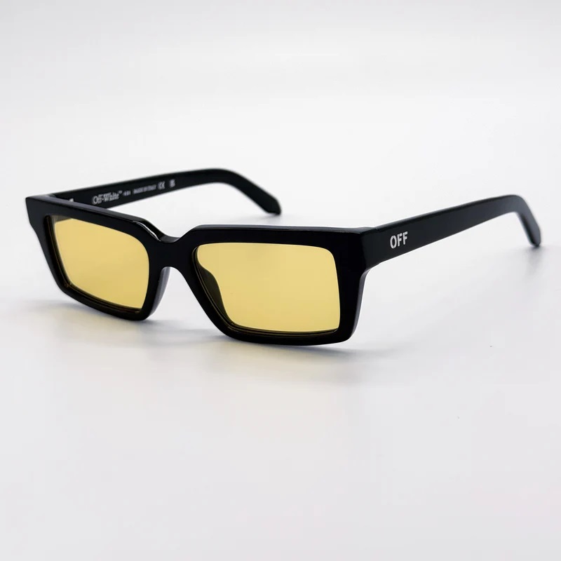 Off-White WARREN Yellow Pilot Unisex Sunglasses OERI13A 1018 54 ...