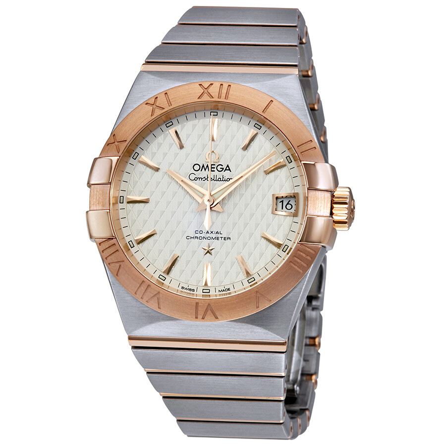 Omega Constellation Co-axial Silver Lozenge Automatic Men's Watch 123 ...