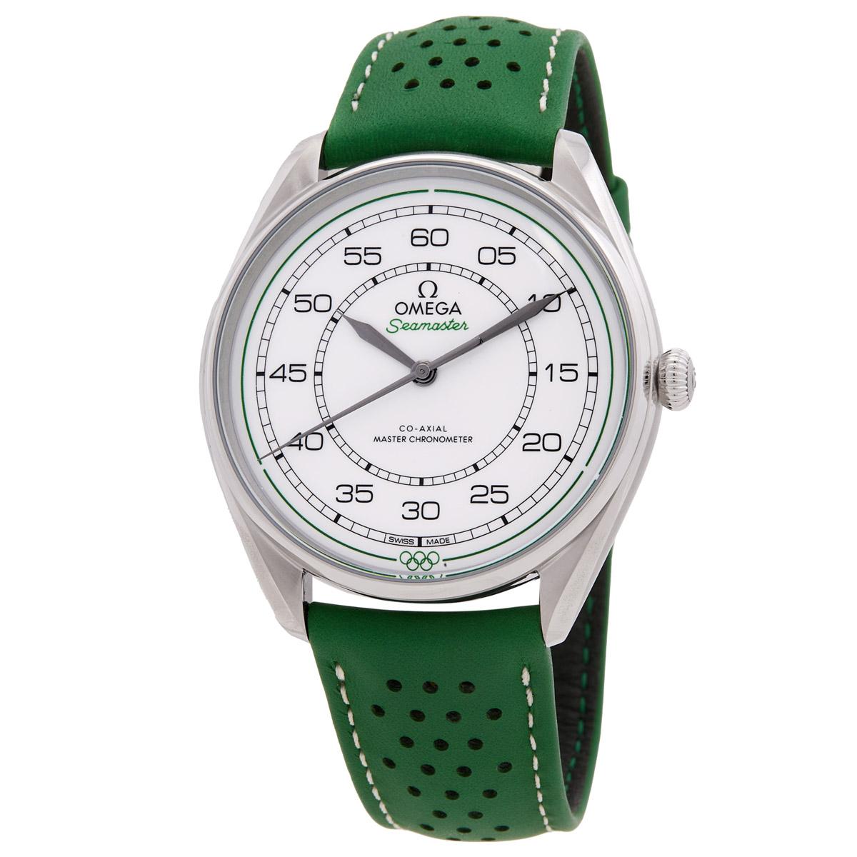Omega Olympic Official Timekeeper Automatic Chronometer White Dial Men ...