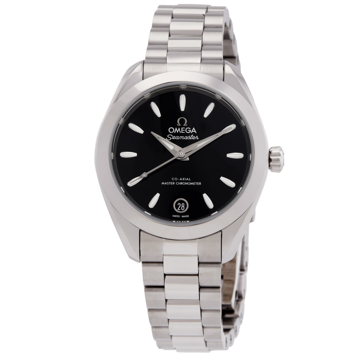 Omega Seamaster Automatic Black Dial Ladies Watch 22010302001001 ...