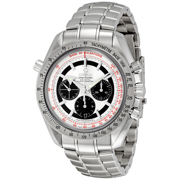 Omega Speedmaster Broad Arrow Chronograph White Dial Men's Watch 3582. ...