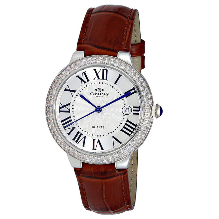 Oniss Glam Collection White Dial Ladies Watch ON3322-LSV 815096402460 ...