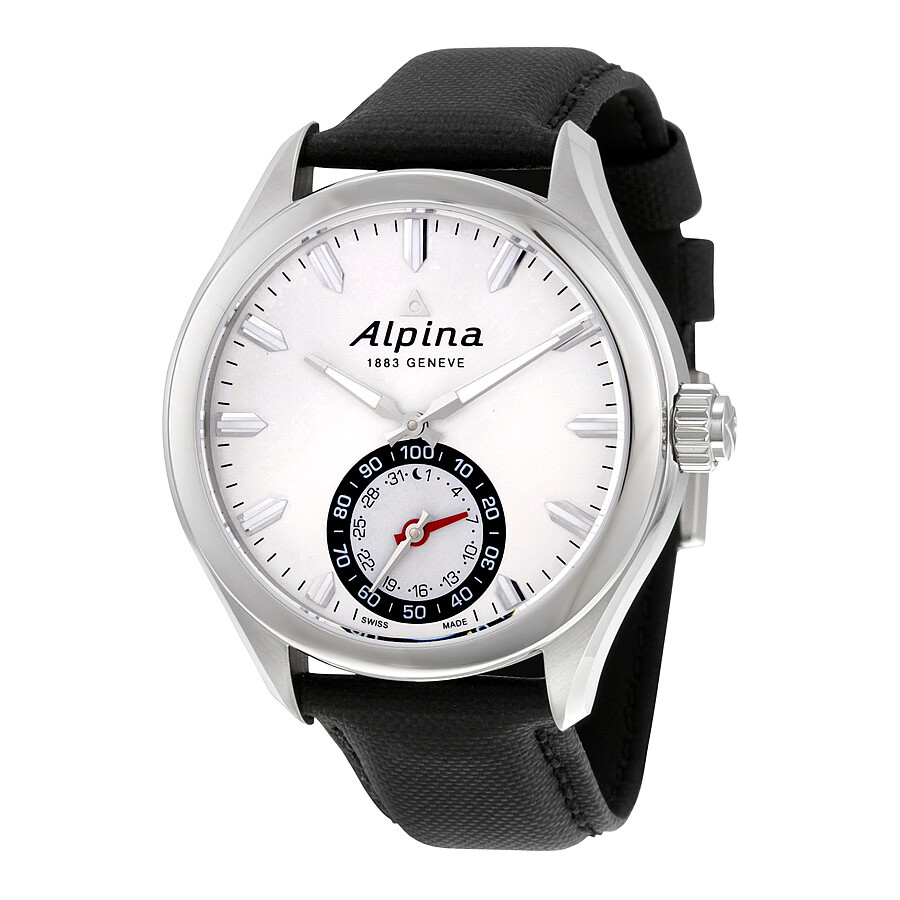 Alpina Open Box - Alpina Horological Smartwatch Silver Dial Men's Watch ...