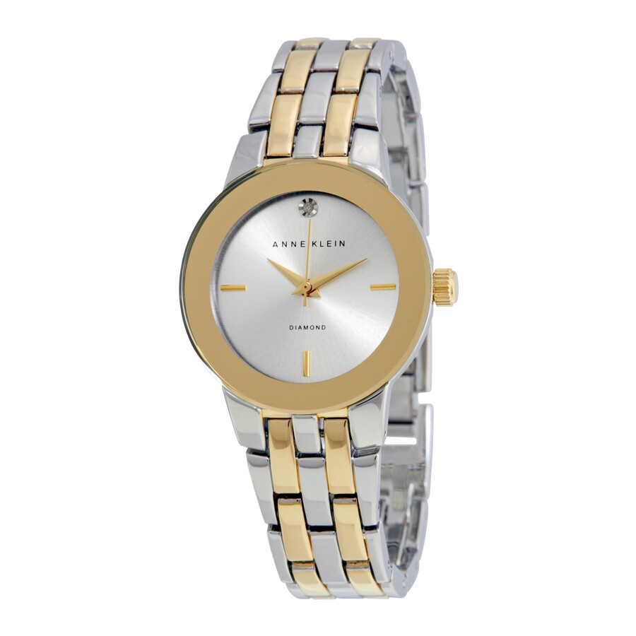 Anne Klein Open Box - Anne Klein Silver Dial Ladies Watch 1931SVTT ...