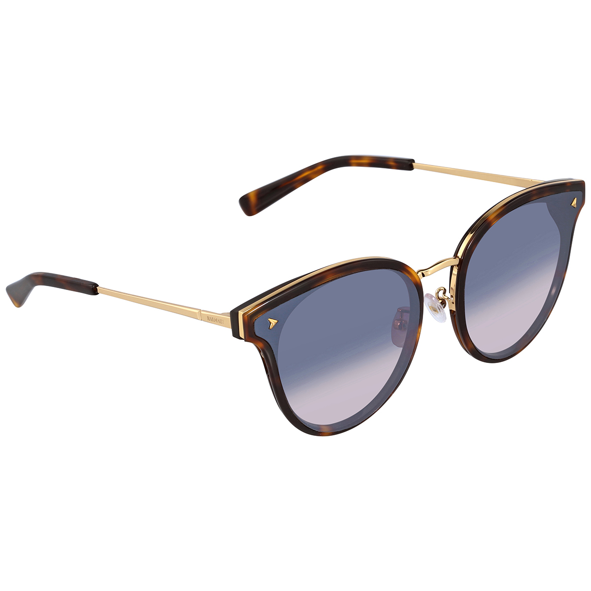 Balmain Open Box - Balmain Blue Round Ladies Sunglasses BL 6077K 2 63 ...