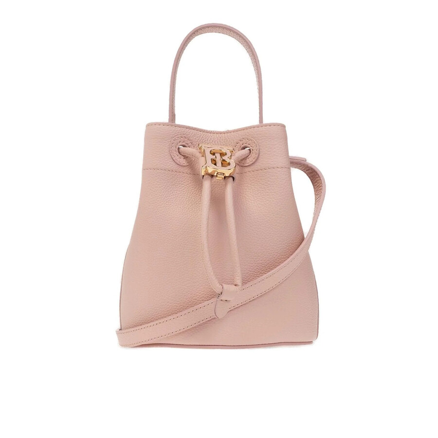 Burberry Open Box - Burberry Dusky Pink Ladies Mini TB Bucket Bag ...