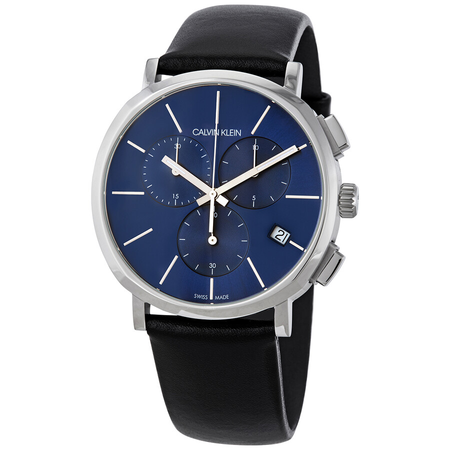 Calvin Klein Open Box - Calvin Klein Chronograph Quartz Blue Dial Men's ...