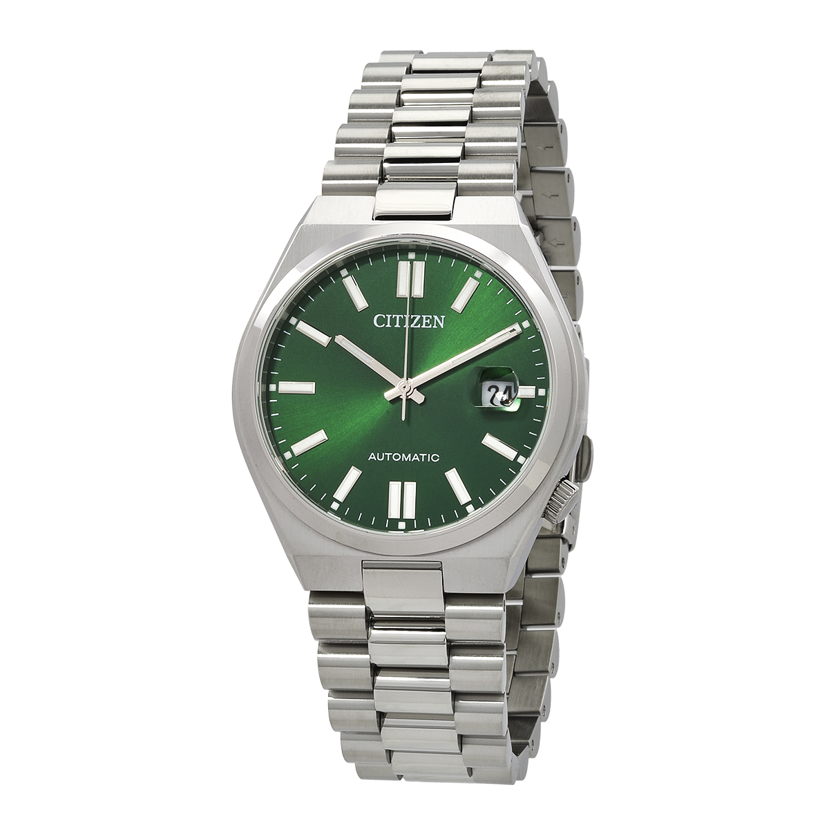 Citizen Open Box - Citizen Automatic Green Dial Watch NJ0150-81X ...